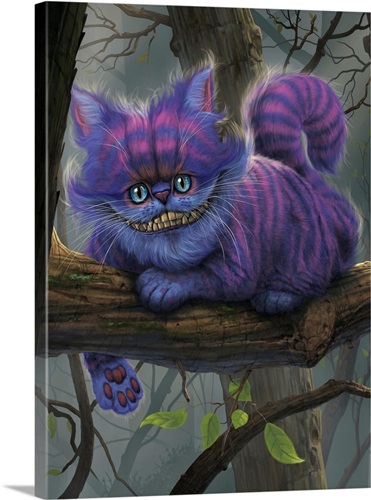Cheshire Cat Wall Art, Canvas Prints, Framed Prints, Wall Peels | Great ...