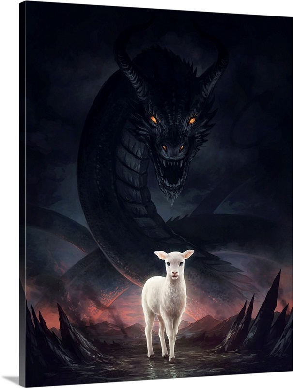 The Lamb And The Dragon | Great Big Canvas