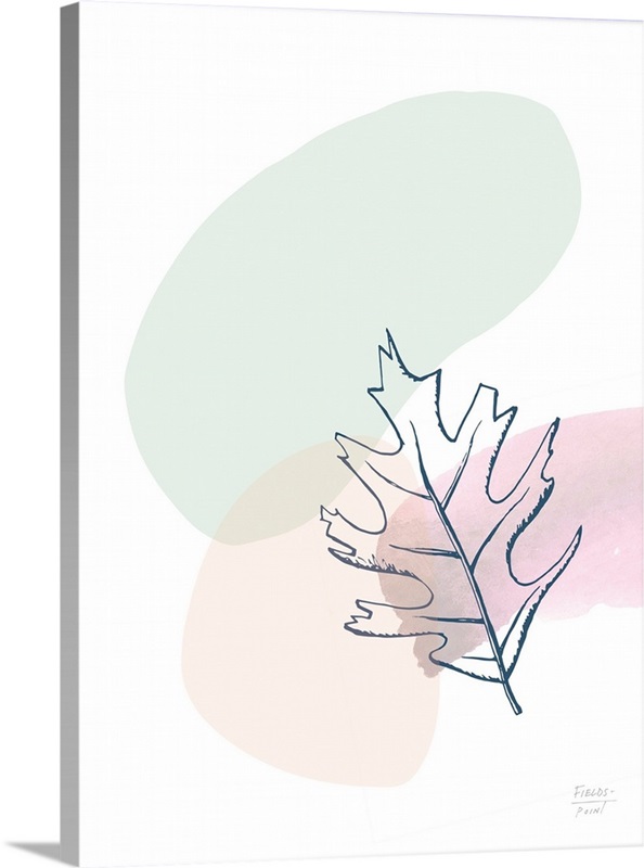 Red Oak Leaf Abstract Wall Art, Canvas Prints, Framed Prints, Wall ...