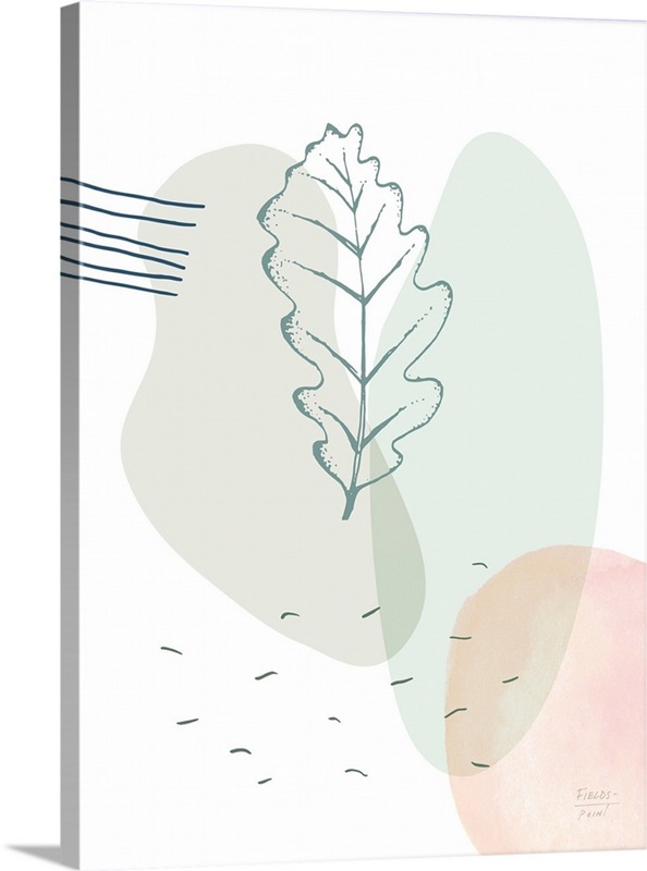 White Oak Leaf Abstract | Great Big Canvas