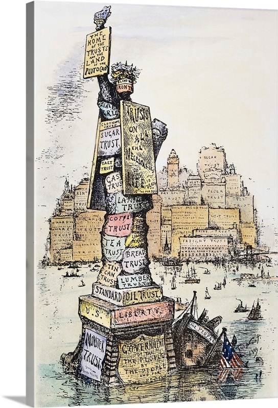 Anti-Trust Cartoon, 1889 | Great Big Canvas