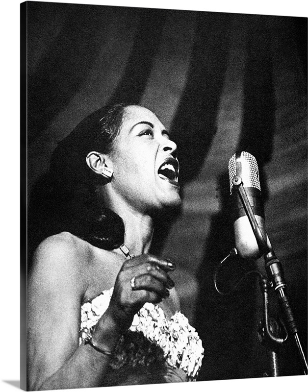 Billie Holiday (1915-1959), American jazz singer | Great Big Canvas