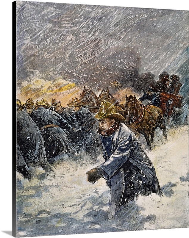 Blizzard Of 1888, NYC | Great Big Canvas