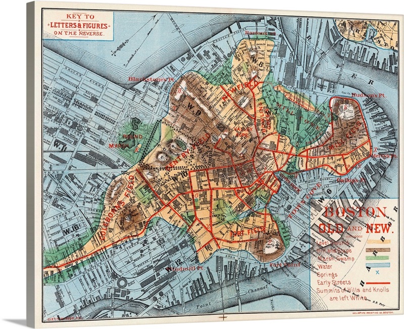 Boston Old And New, c1880 | Great Big Canvas