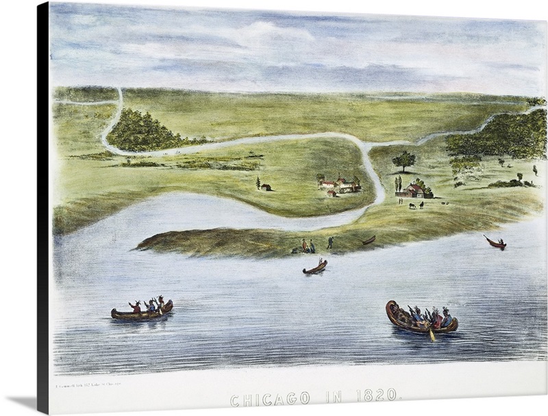 Chicago, 1820 | Great Big Canvas