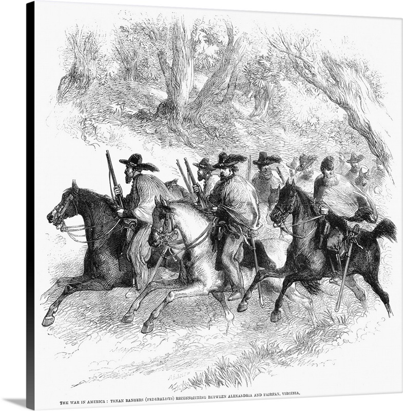 Civil War, Texas Rangers, 1861 | Great Big Canvas