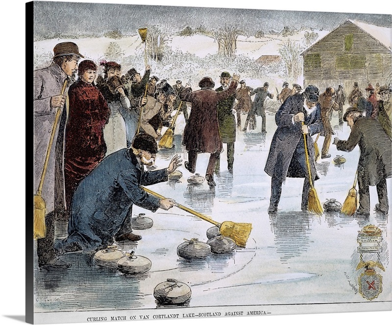Curling Match, 1884 | Great Big Canvas