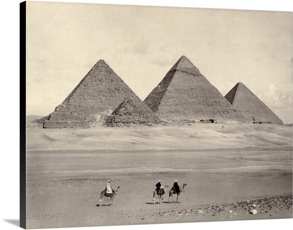 Egypt, Pyramids At Giza Wall Art, Canvas Prints, Framed Prints, Wall ...