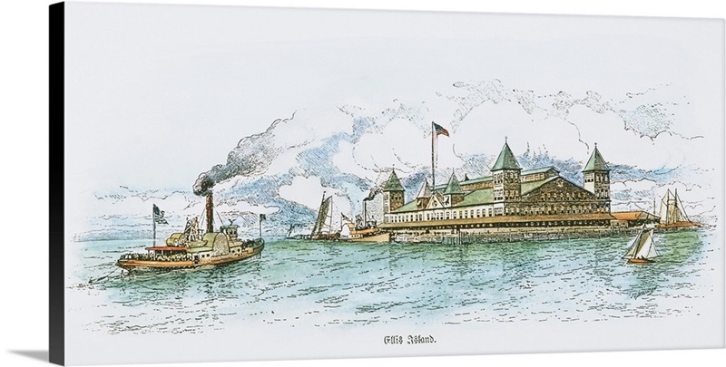Ellis Island, 1891 | Great Big Canvas
