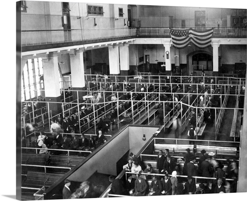 Ellis Island: Immigrants | Great Big Canvas