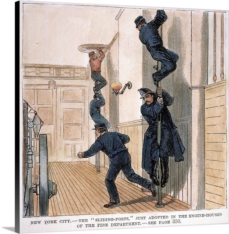 Firehouse, 1883 | Great Big Canvas