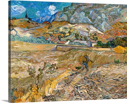 Landscape At Saint-Remy, 1889 | Great Big Canvas