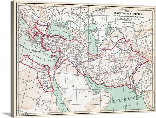 Map Of Macedonian Empire | Great Big Canvas