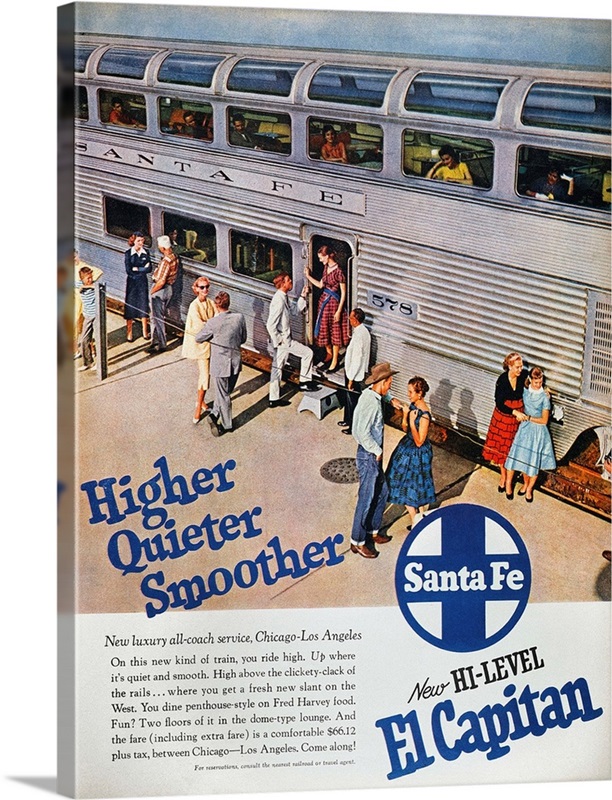 Railroad Ad, 1957 | Great Big Canvas