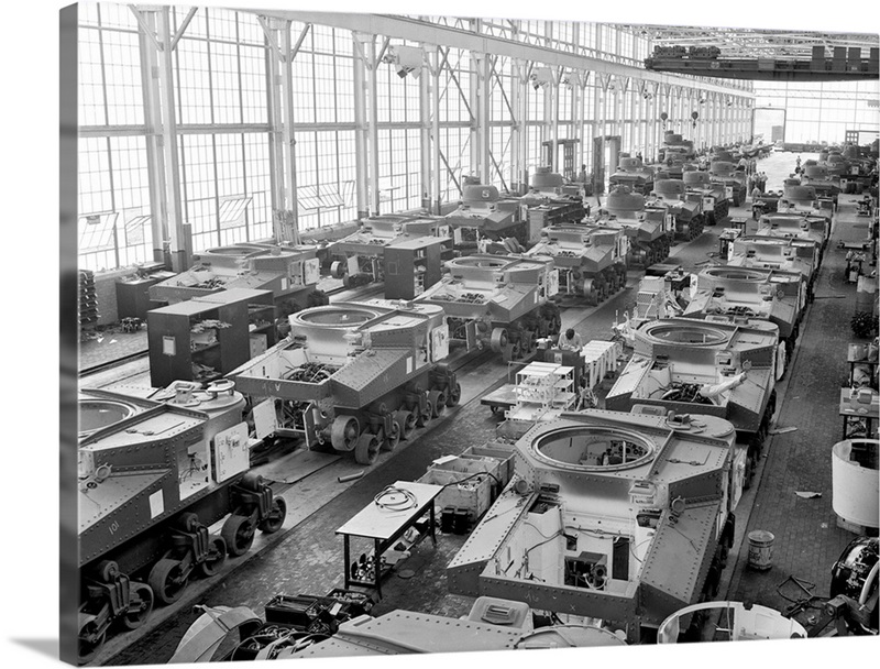 Tank Factory, C.1944 | Great Big Canvas
