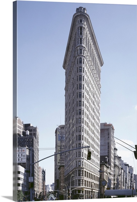 The Flatiron Building in New York City, 1990 | Great Big Canvas