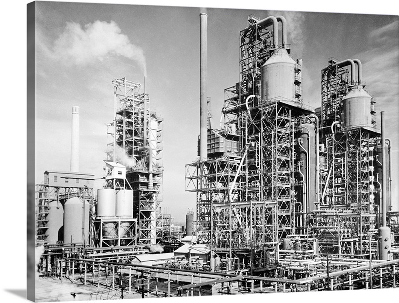 Three oil refinery units in Louisiania, set up to supply fuel for ...