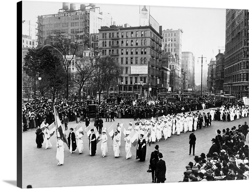 Women's Rights Parade, 1917 | Great Big Canvas