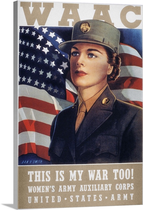 World War II: Waac Poster, 1942 | Great Big Canvas