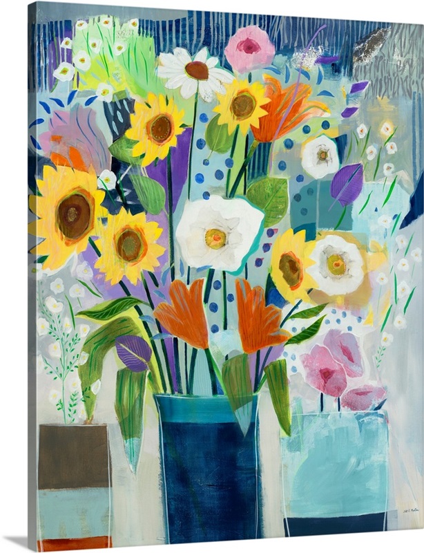 Flowers Opening in Waves | Great Big Canvas