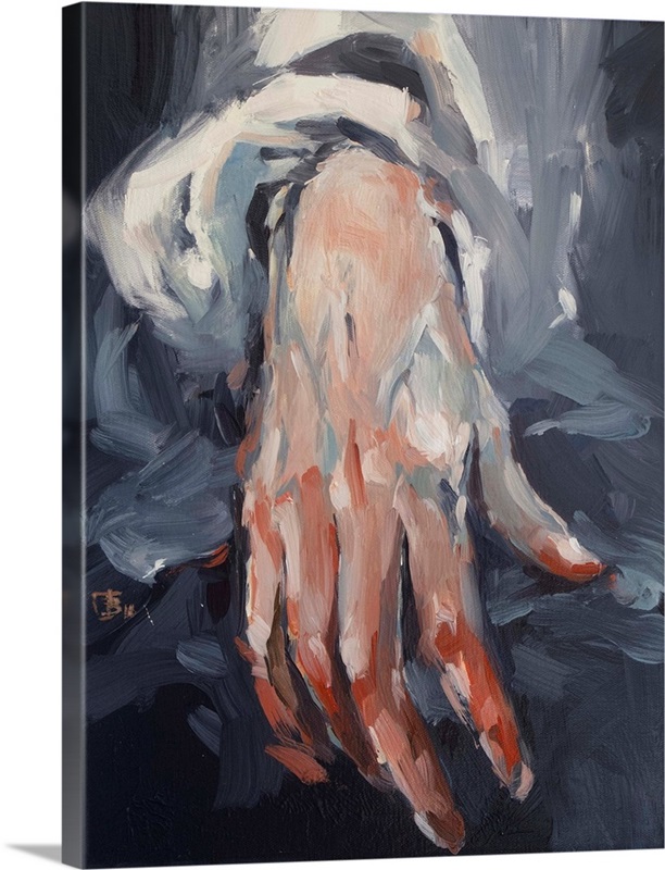 Self Portrait with Hands (L) | Great Big Canvas