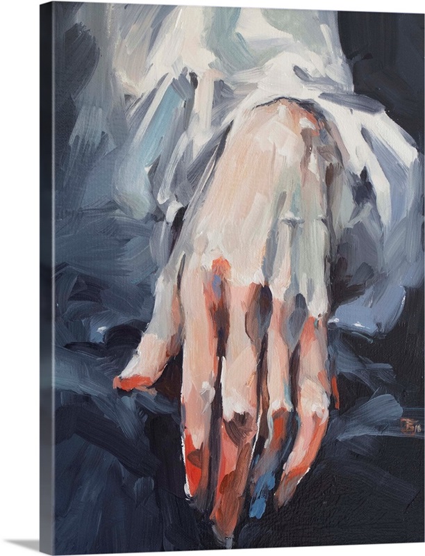 Self Portrait with Hands (R) | Great Big Canvas