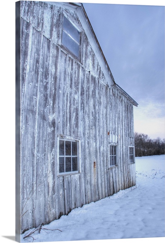 Barn in winter at Grant Park Centerville Ohio | Great Big Canvas