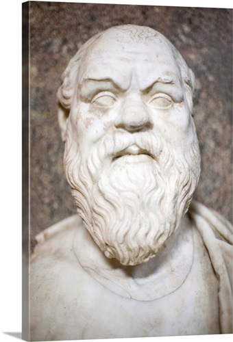 Bust of Socrates | Great Big Canvas