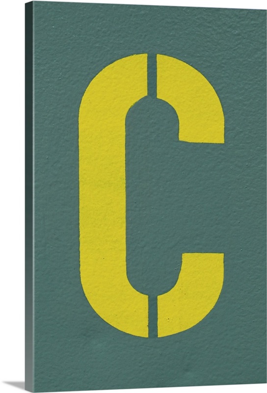 Capital Letter C on Wall | Great Big Canvas