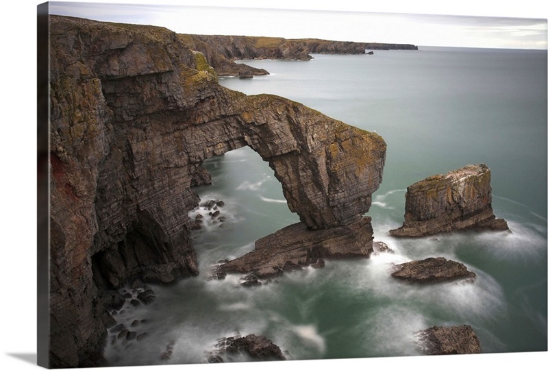 Green Bridge of Wales, Pembrokeshire, Wales, UK | Great Big Canvas