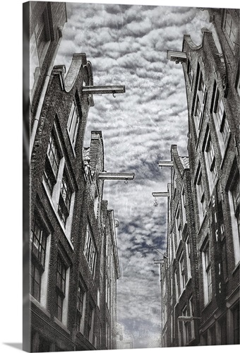 Narrow Street in Amsterdam | Great Big Canvas