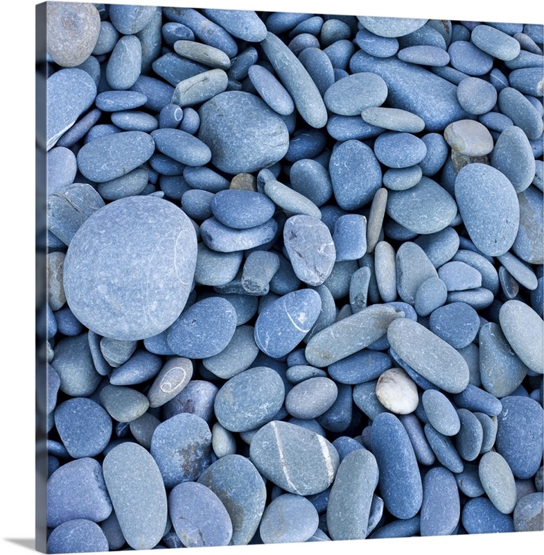 Pebbles in Blue | Great Big Canvas