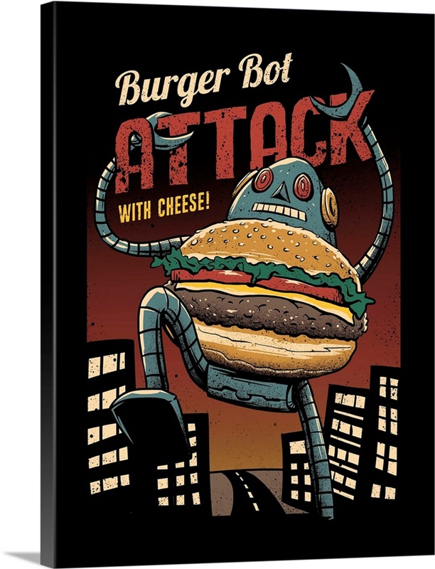 Burger Bot | Great Big Canvas