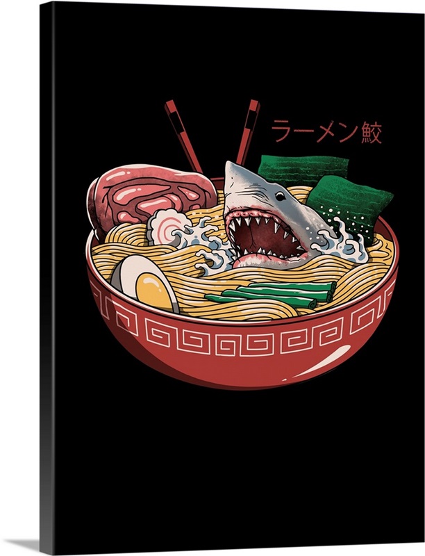 Ramen Shark | Great Big Canvas