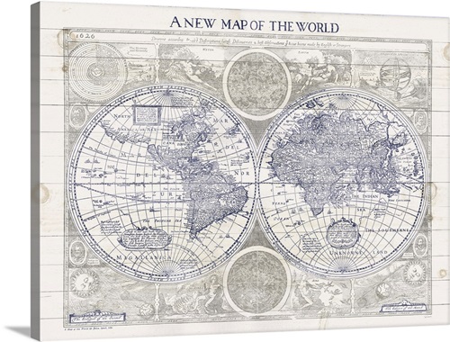 A New Map of the World | Great Big Canvas