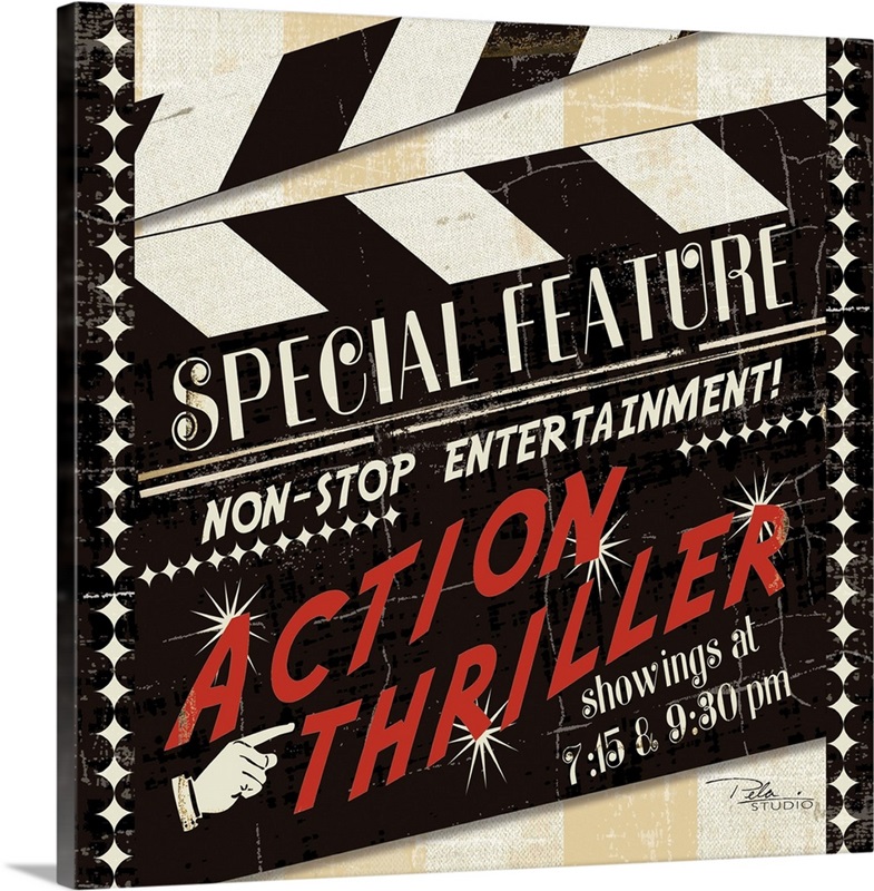 Action Thriller with Border | Great Big Canvas