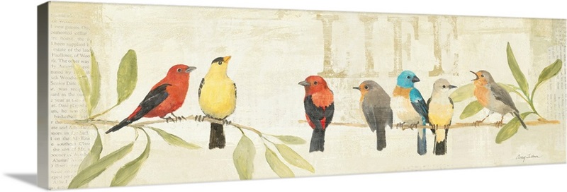 Adoration of the Magpie Panel II | Great Big Canvas