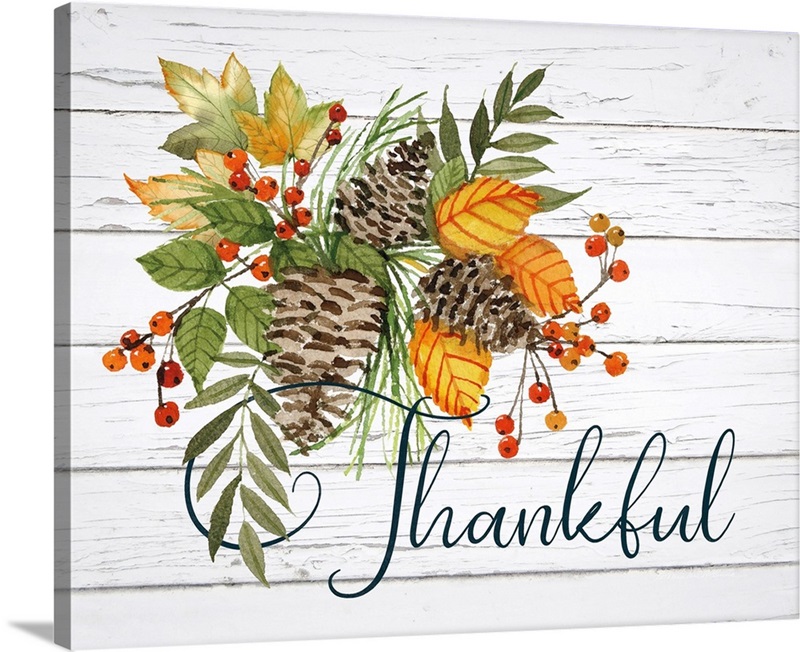 Autumn Splendor I Natural Wood | Great Big Canvas