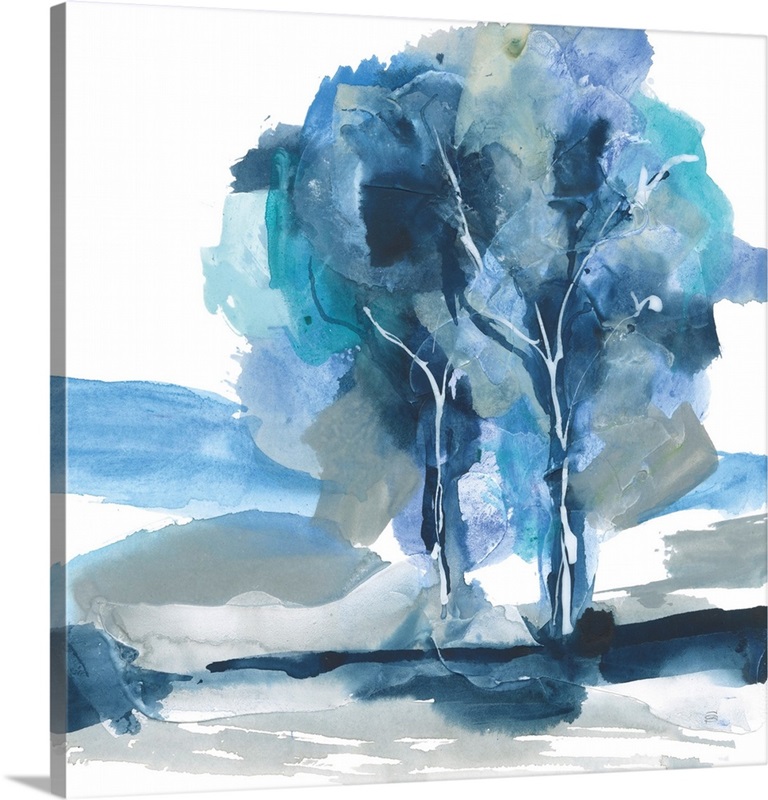 Blue Impasto III | Great Big Canvas