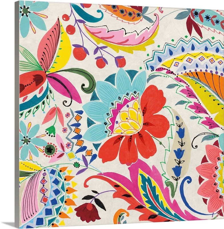 Boho Paisley II | Great Big Canvas