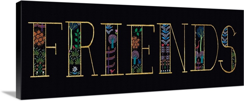 Bright Folklore Friends Wall Art, Canvas Prints, Framed Prints, Wall ...