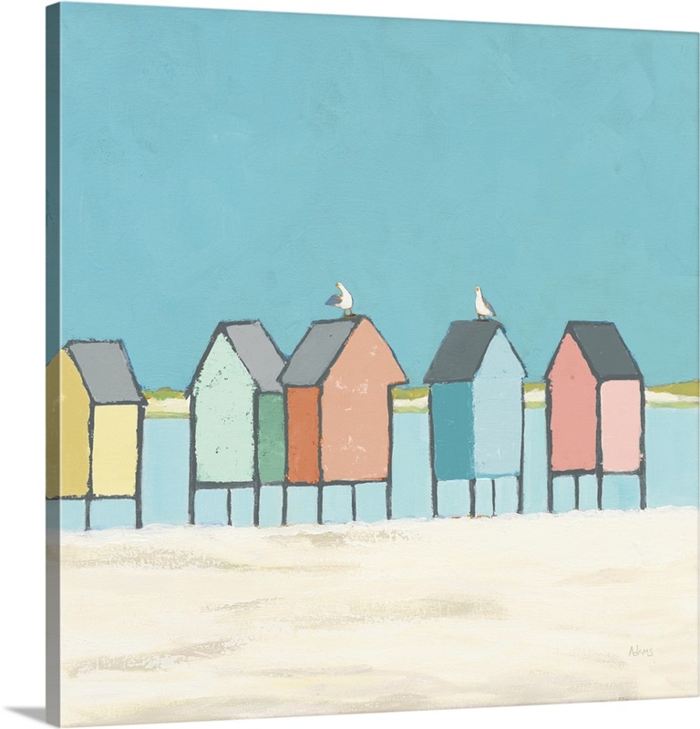 Cabanas II Pastel | Great Big Canvas