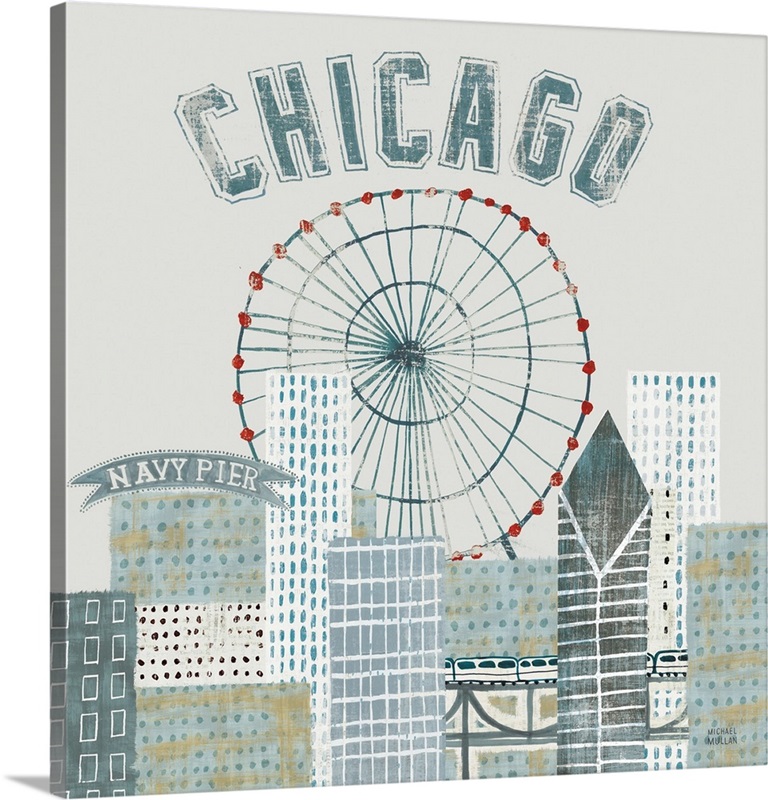Chicago Landmarks III | Great Big Canvas