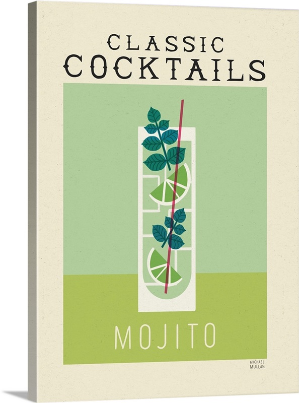 Classic Cocktails Mojito | Great Big Canvas