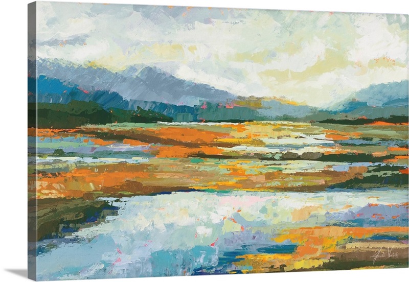 Fall Marsh Warm Crop | Great Big Canvas