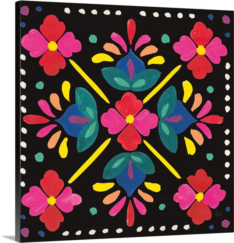Floral Fiesta Tile I | Great Big Canvas