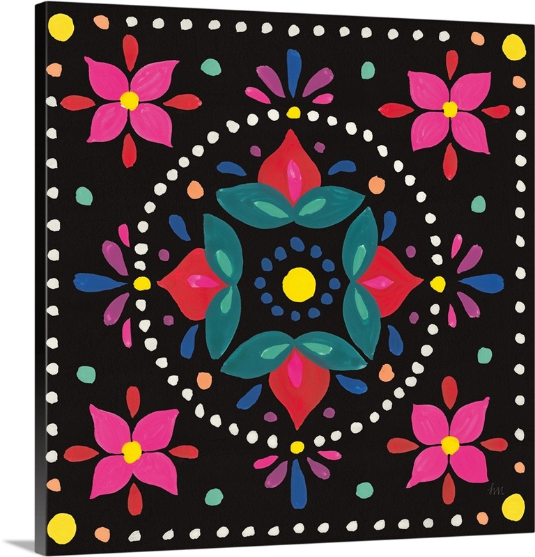 Floral Fiesta Tile VIII | Great Big Canvas