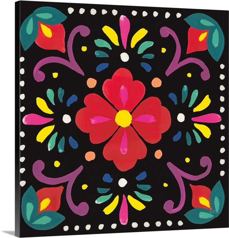 Floral Fiesta Tile XII | Great Big Canvas