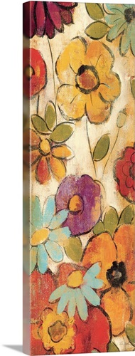 Floral Sketches on Linen I | Great Big Canvas