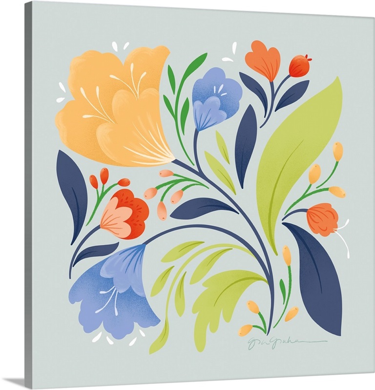 Floral Study II Bright | Great Big Canvas